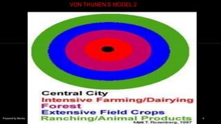 Von thunen theory of agricultural land use | PPTX