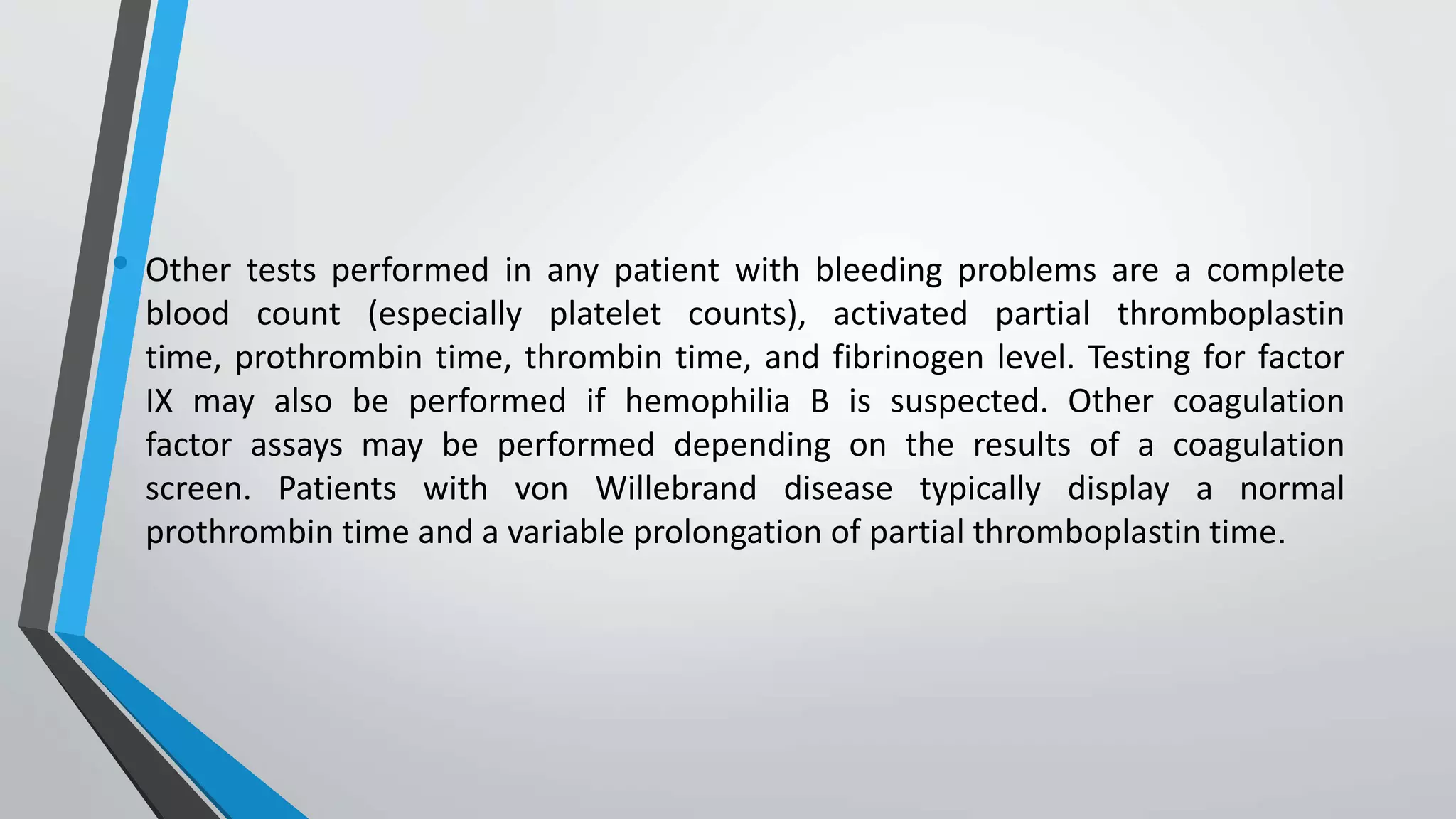 Von willebrand disease | PPTX