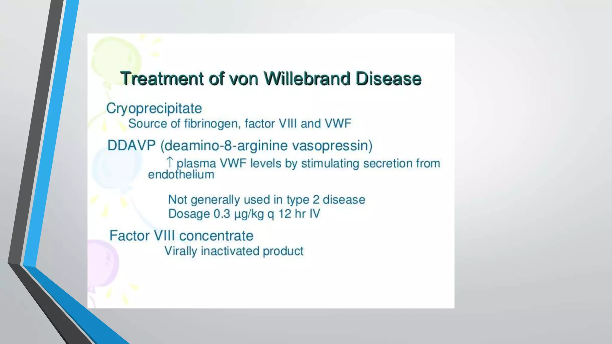 Von willebrand disease | PPTX