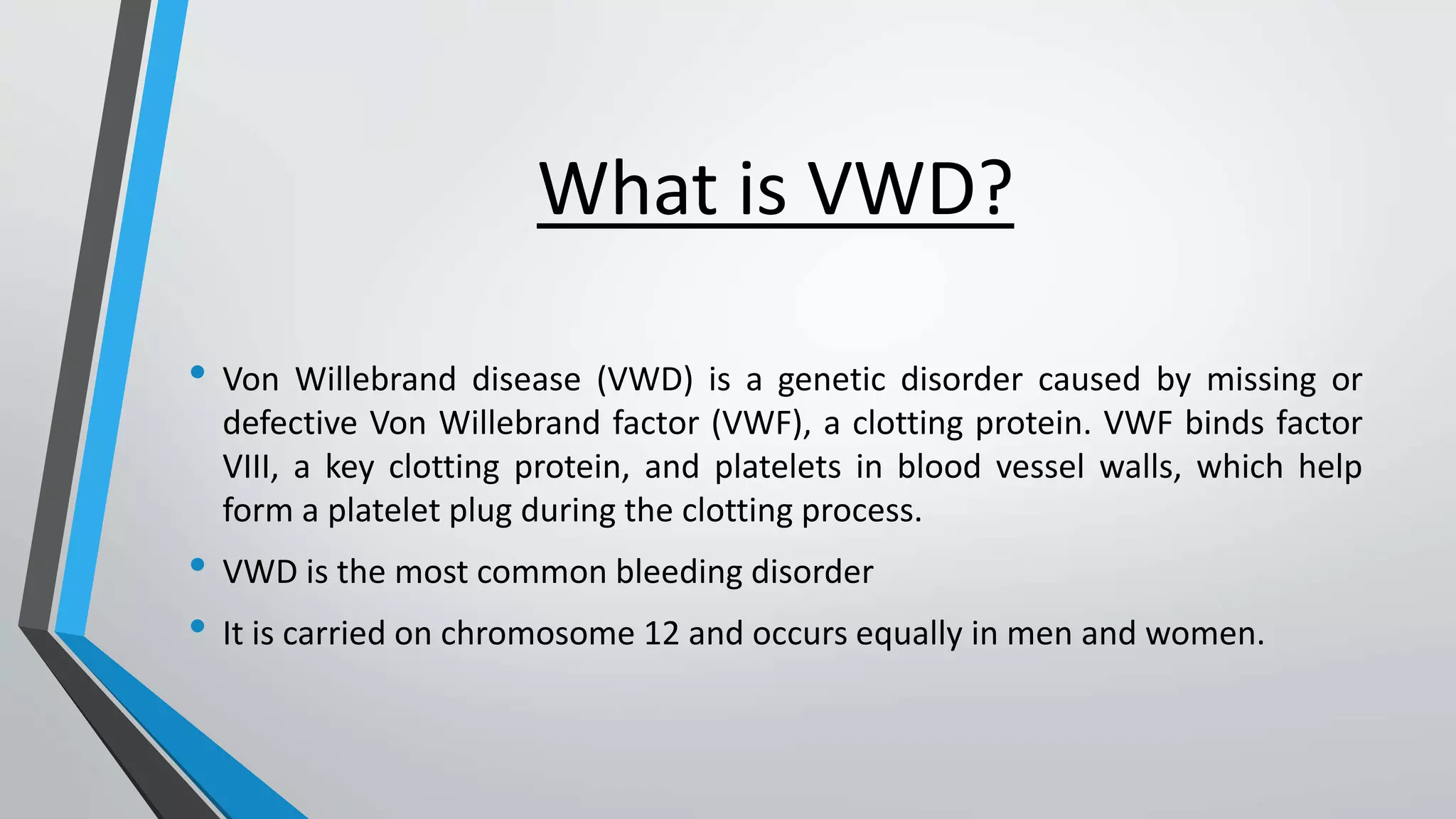 Von willebrand disease | PPTX
