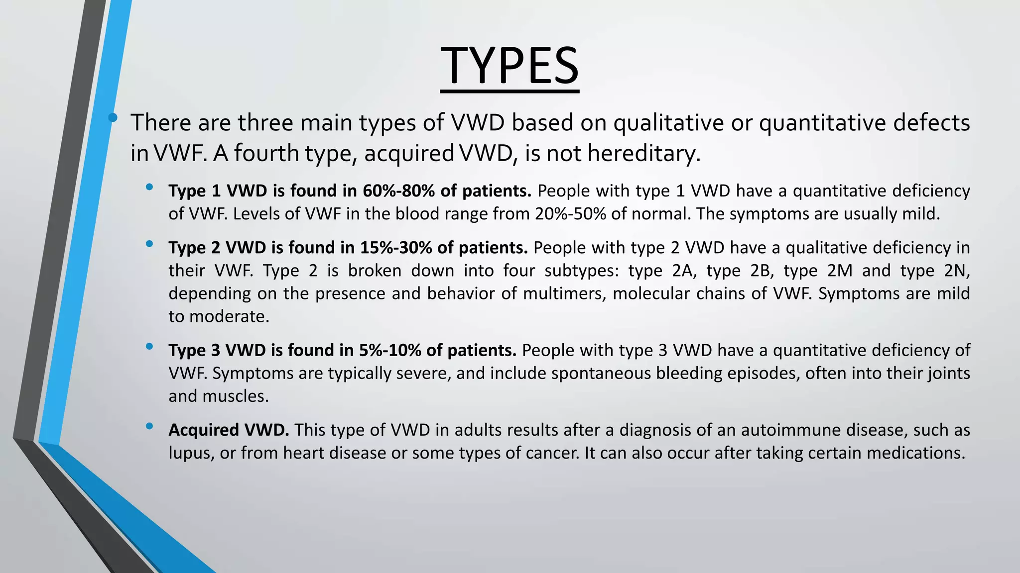 Von willebrand disease | PPTX