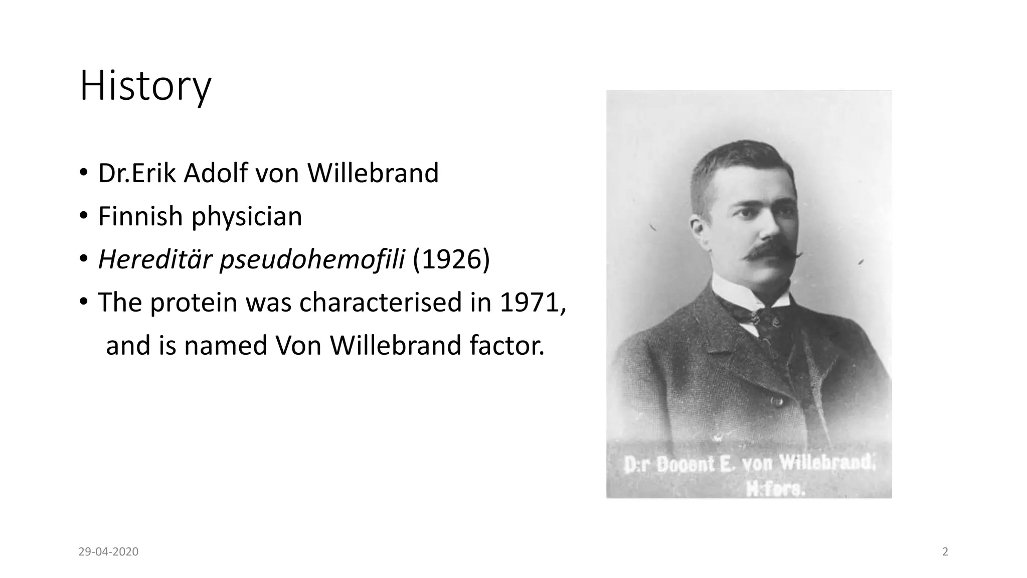 Von willebrand disease | PPTX