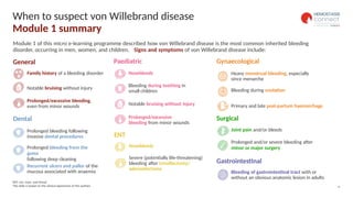 Comprehensive Care and Management of von Willebrand Disease | PPTX