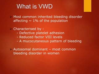 Von willebrands disease | PPT