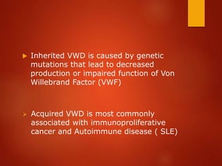 Von willebrands disease | PPT
