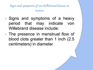 Von willebrand's disease | PPTX