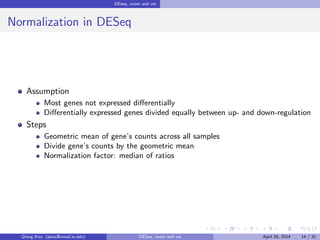 DEseq, voom and vst | PDF | Genetics | Science