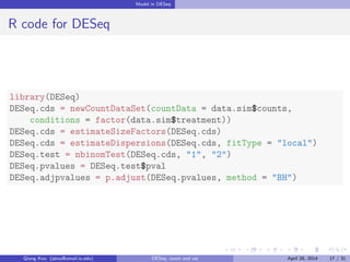 DEseq, voom and vst | PDF | Genetics | Science