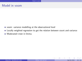 DEseq, voom and vst | PDF | Genetics | Science