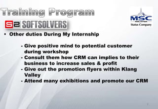 Internship Site Visit Presentation | PPTX