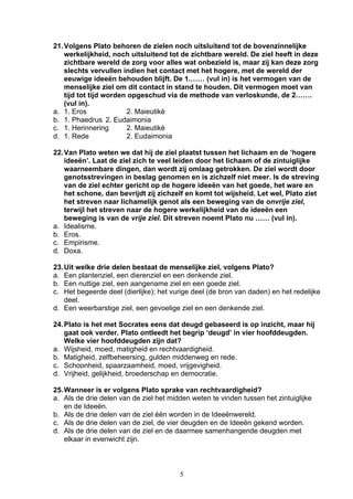 Proefwerk levensbeschouwing in historisch perspectief | PDF ...