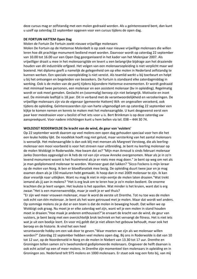 Voorbeeldteksten voor de krant | PDF