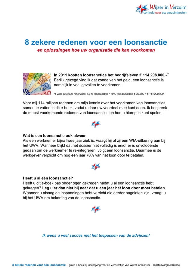 Voorkomen van loonsanctie | PDF