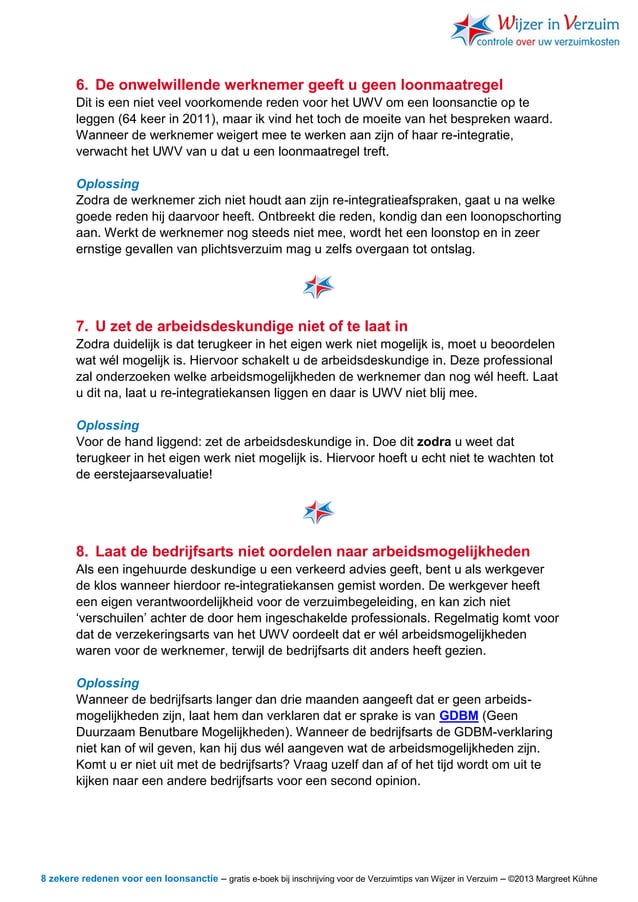 Voorkomen van loonsanctie | PDF