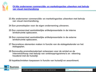 Voorstelling retailmanagement en visual merchandising | PPTX
