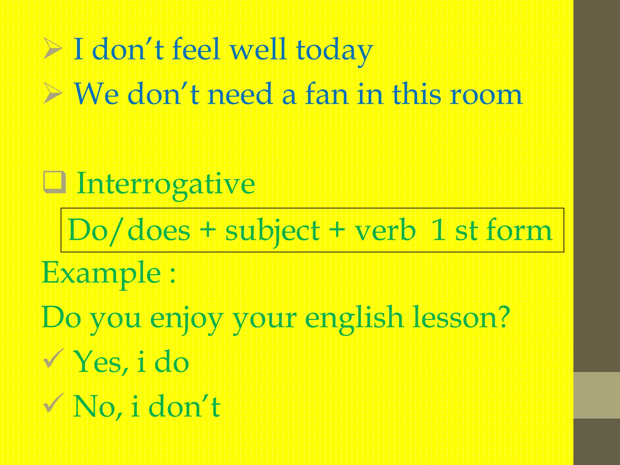 Simple present tense melly putri h | PPTX