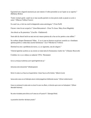 Vorbe intelepte | PDF