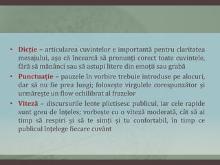 Vorbitul în public | PDF