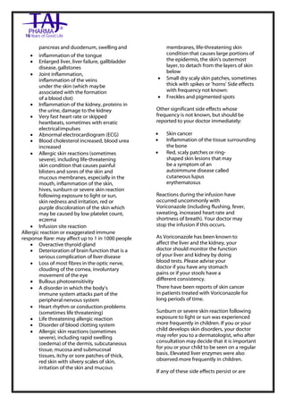 Voriconazole for Injection Taj Pharma PIL | PDF