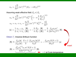 Theoretical picture: magnetic impurities, Zener model, mean-field ...
