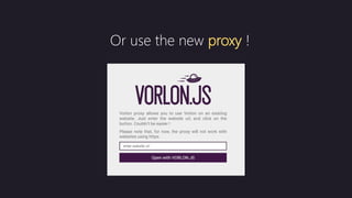 Vorlon.js