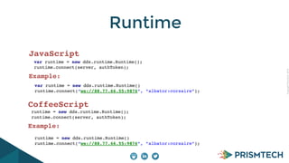 Real-Time Web Programming with PrismTech Vortex Web | PPT
