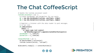 Real-Time Web Programming with PrismTech Vortex Web | PPT