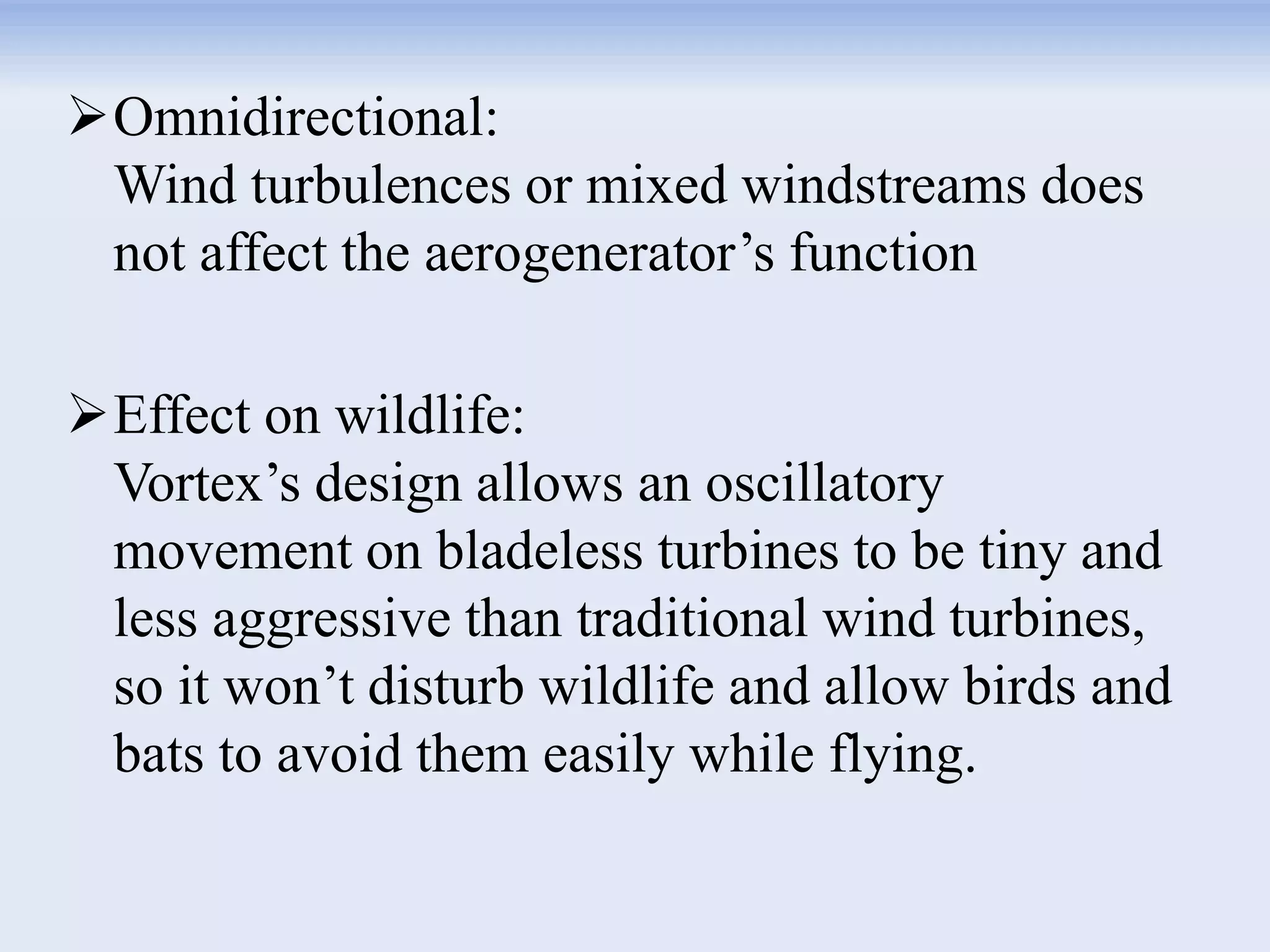 Vortex bladeless wind turbine | PPTX