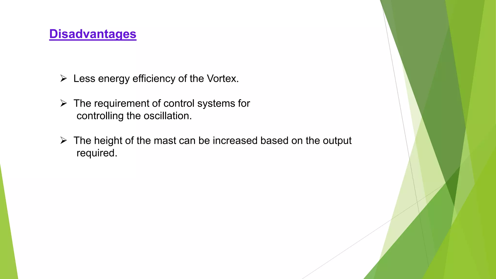 Vortex bladeless wind generator ppt | PDF