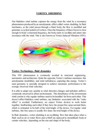 Vortex bladeless wind generator report | DOCX