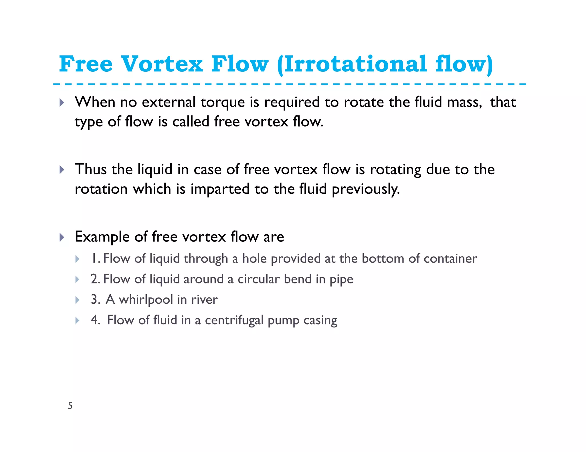 Fluid MechanicsVortex flow and impulse momentum | PDF