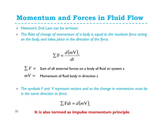 Fluid MechanicsVortex flow and impulse momentum | PDF
