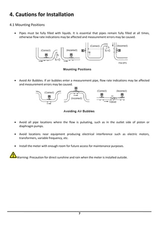 Vortex flow meter catalog | PDF | First Aid | Injuries