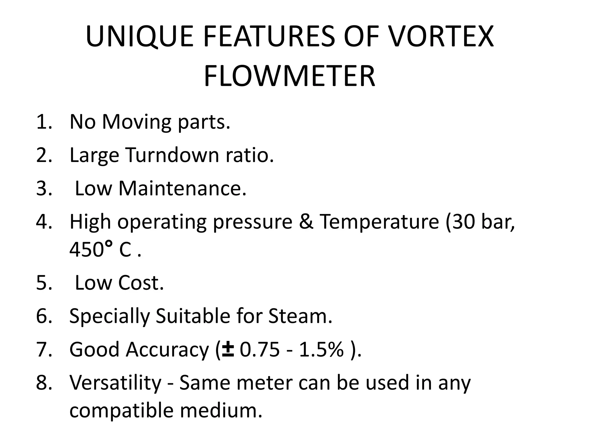 Vortex flow meter project | PPTX