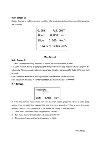 Rotary vortex flow meters | PDF