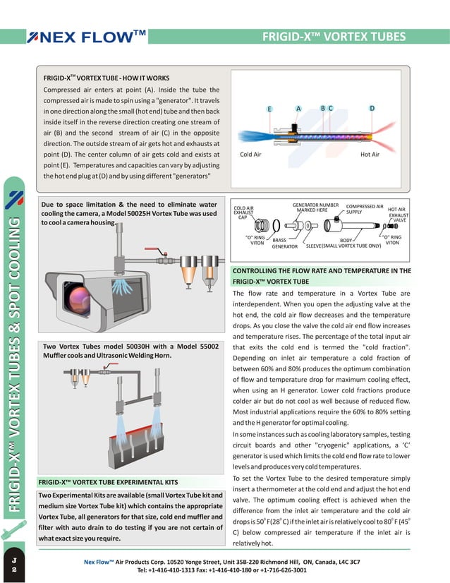 NexFlow Vortex tube | PDF | Weather | Science