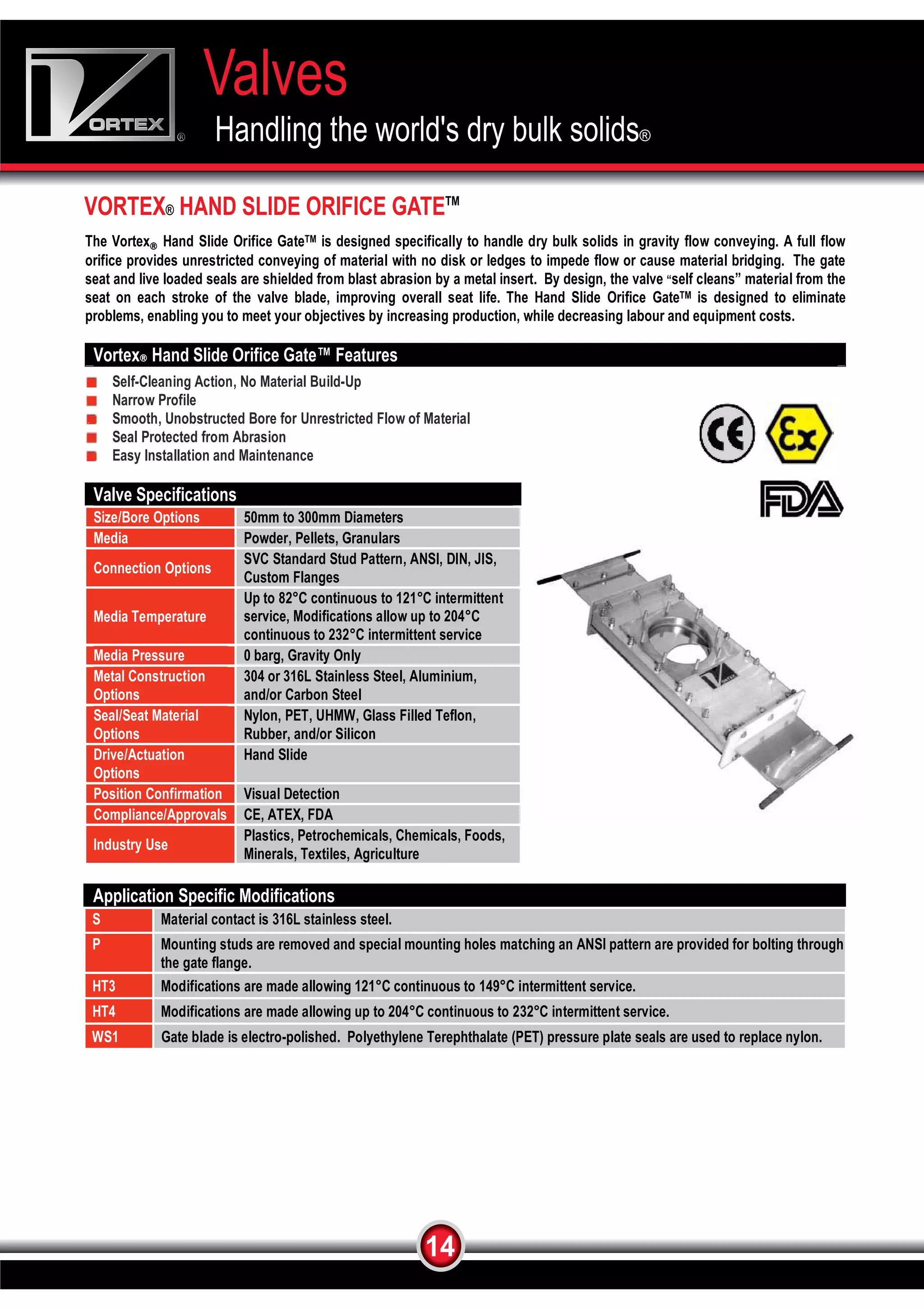 Vortex Valves - Handling Dry Solids | PDF | Chemistry | Science
