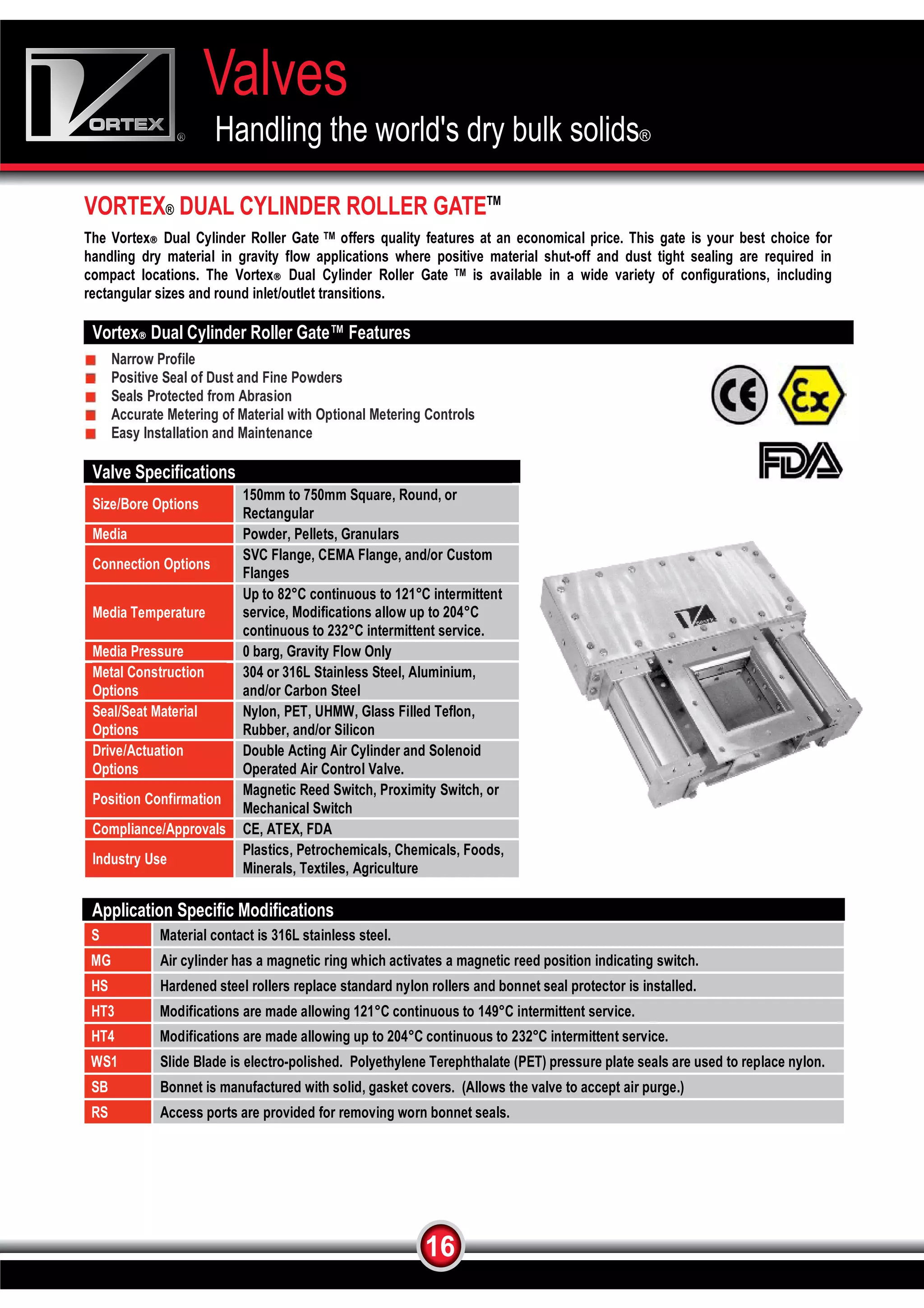 Vortex Valves - Handling Dry Solids | PDF
