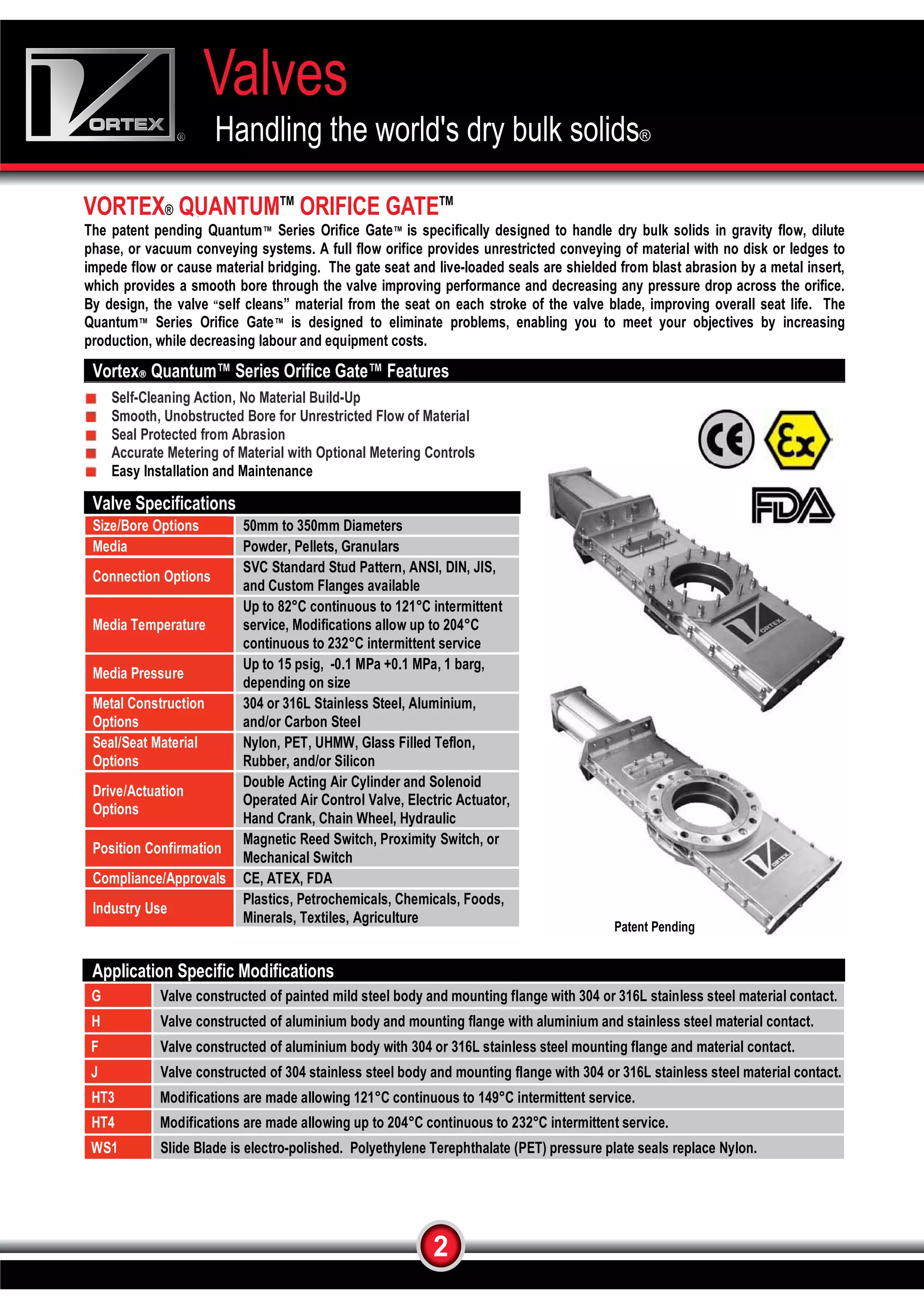 Vortex Valves - Handling Dry Solids | PDF | Chemistry | Science