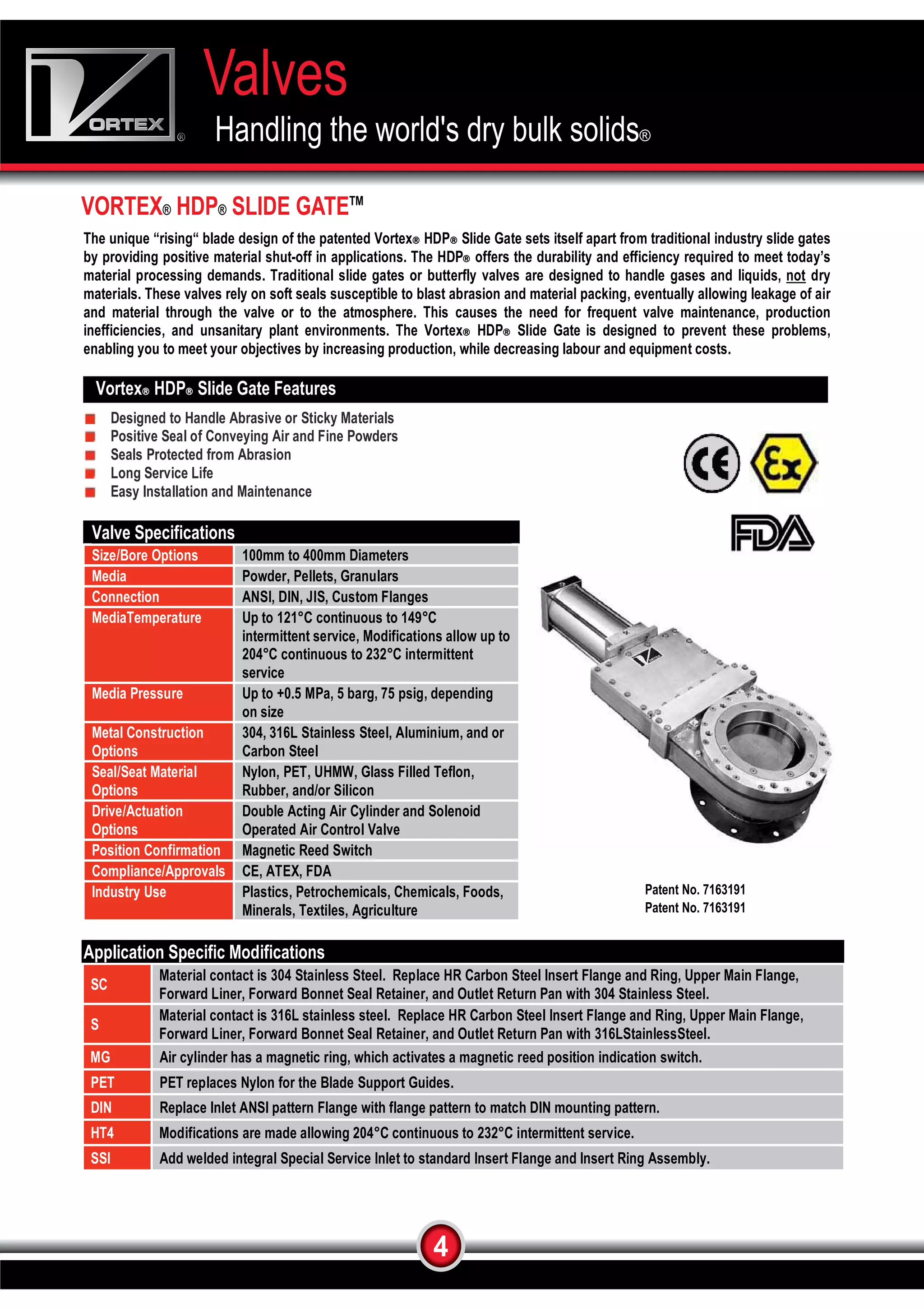 Vortex Valves - Handling Dry Solids | PDF | Chemistry | Science