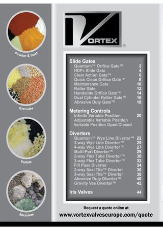 Vortex Valves - Handling Dry Solids | PDF | Chemistry | Science