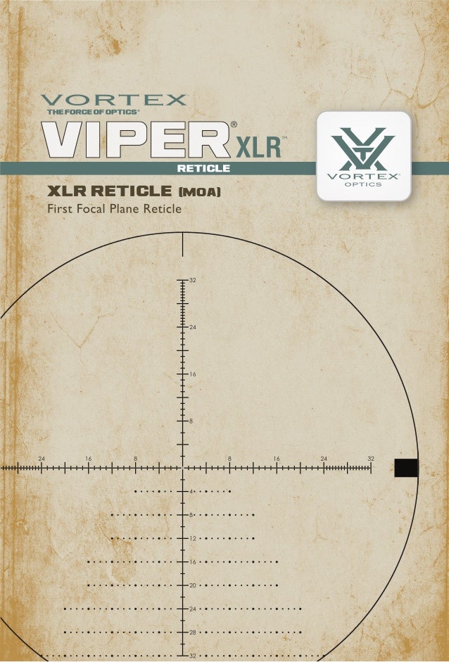 VORTEX VIPER XLR MOA Reticle | Optics Trade