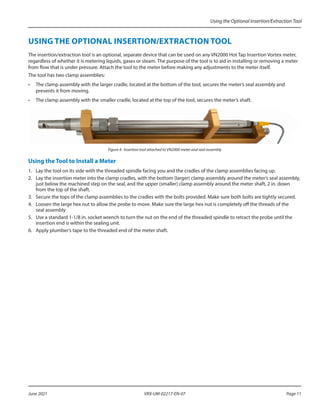 Vortex vn2000 manual badger meter flow meters hot tap insertion meter | PDF