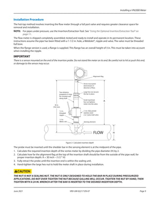 Vortex vn2000 manual badger meter flow meters hot tap insertion meter | PDF