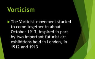 Vorticism | PPTX