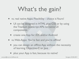 Appcelerator Titanium - Hybrid App-Development | PPT