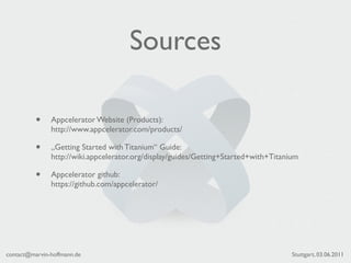 Appcelerator Titanium - Hybrid App-Development | PPT