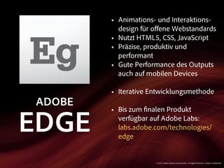 MMT 28: Adobe »Edge to the Flash« | PPT