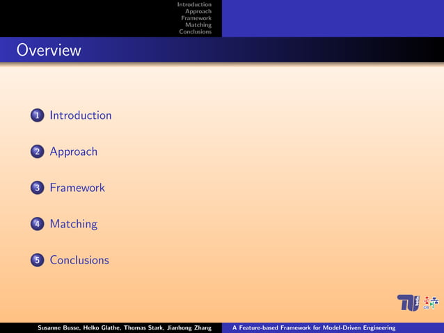 A Feature-based Framework for Model-Driven Engineering | PDF