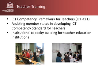 Unesco - ICT in education programme | PDF